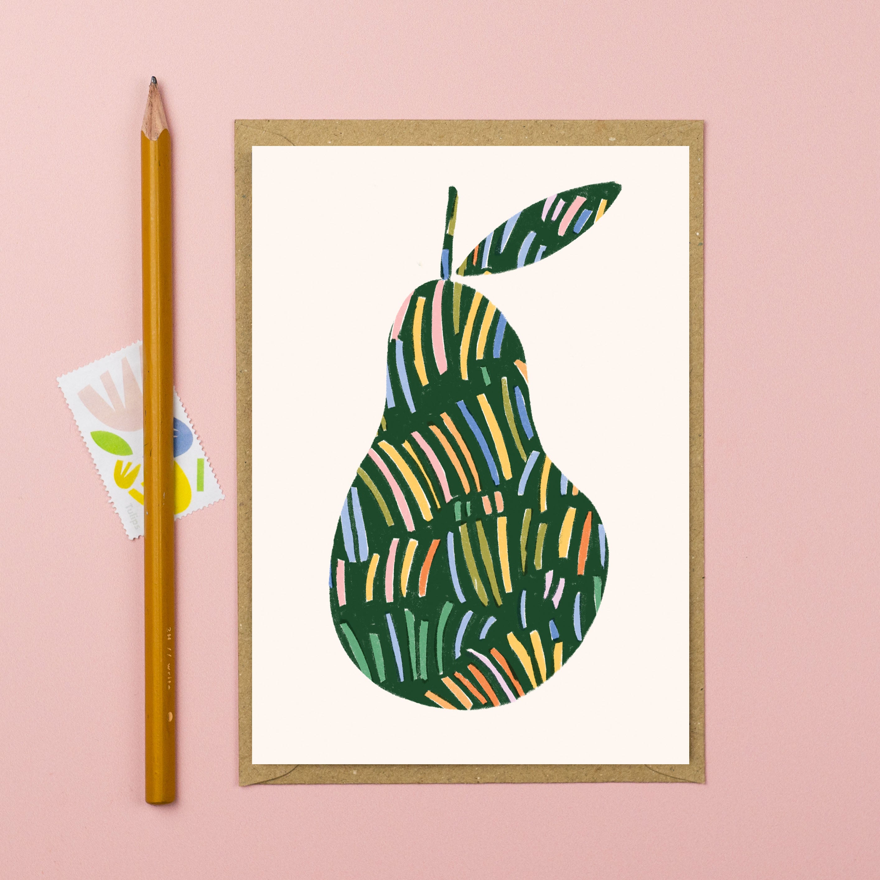 Pear card – Letterbox Lane